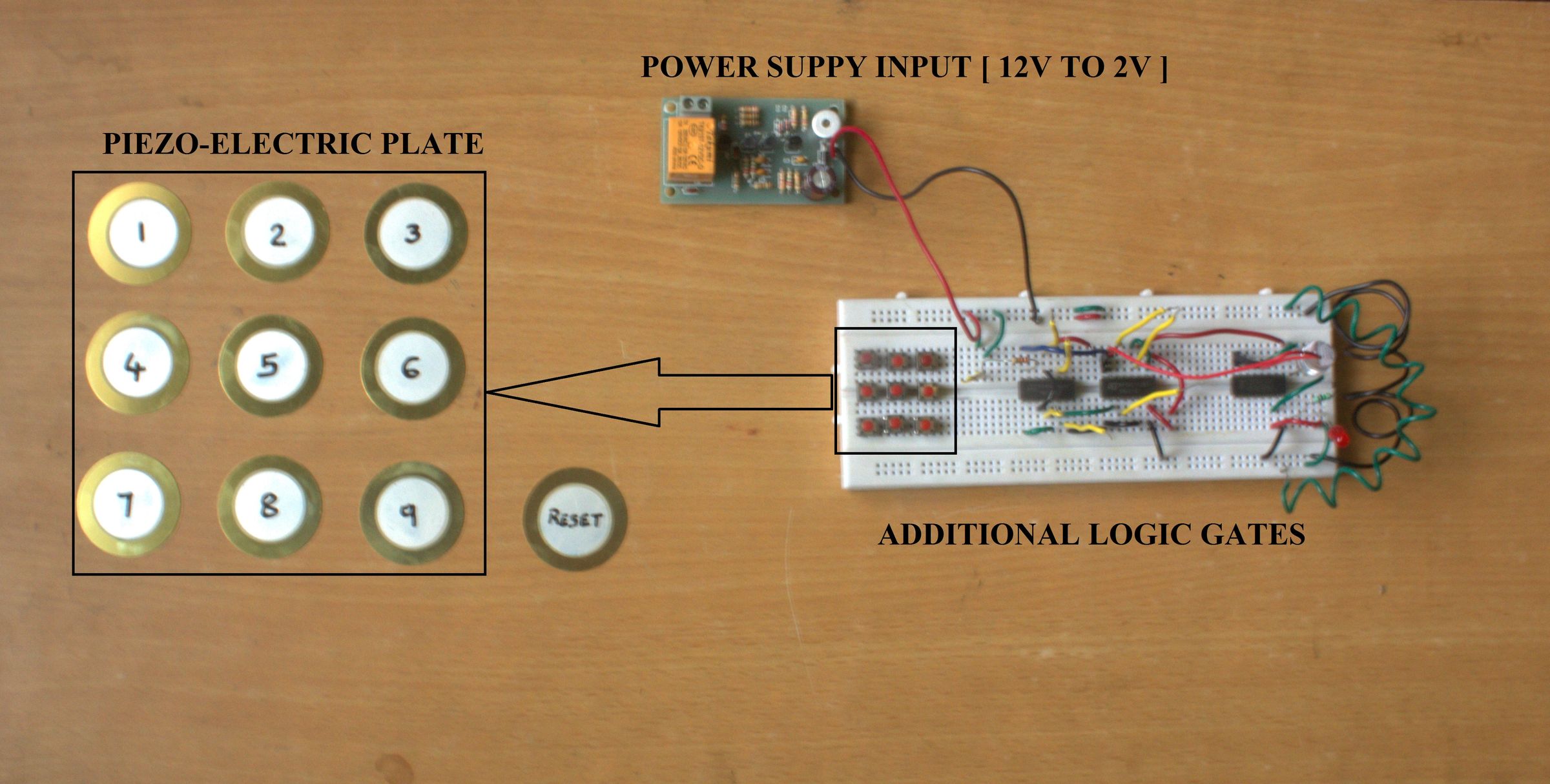 PIEZO-ELECTRIC POWERED DIGITAL COMBINATIONAL LOCK USING NXP AXP LOGIC ...