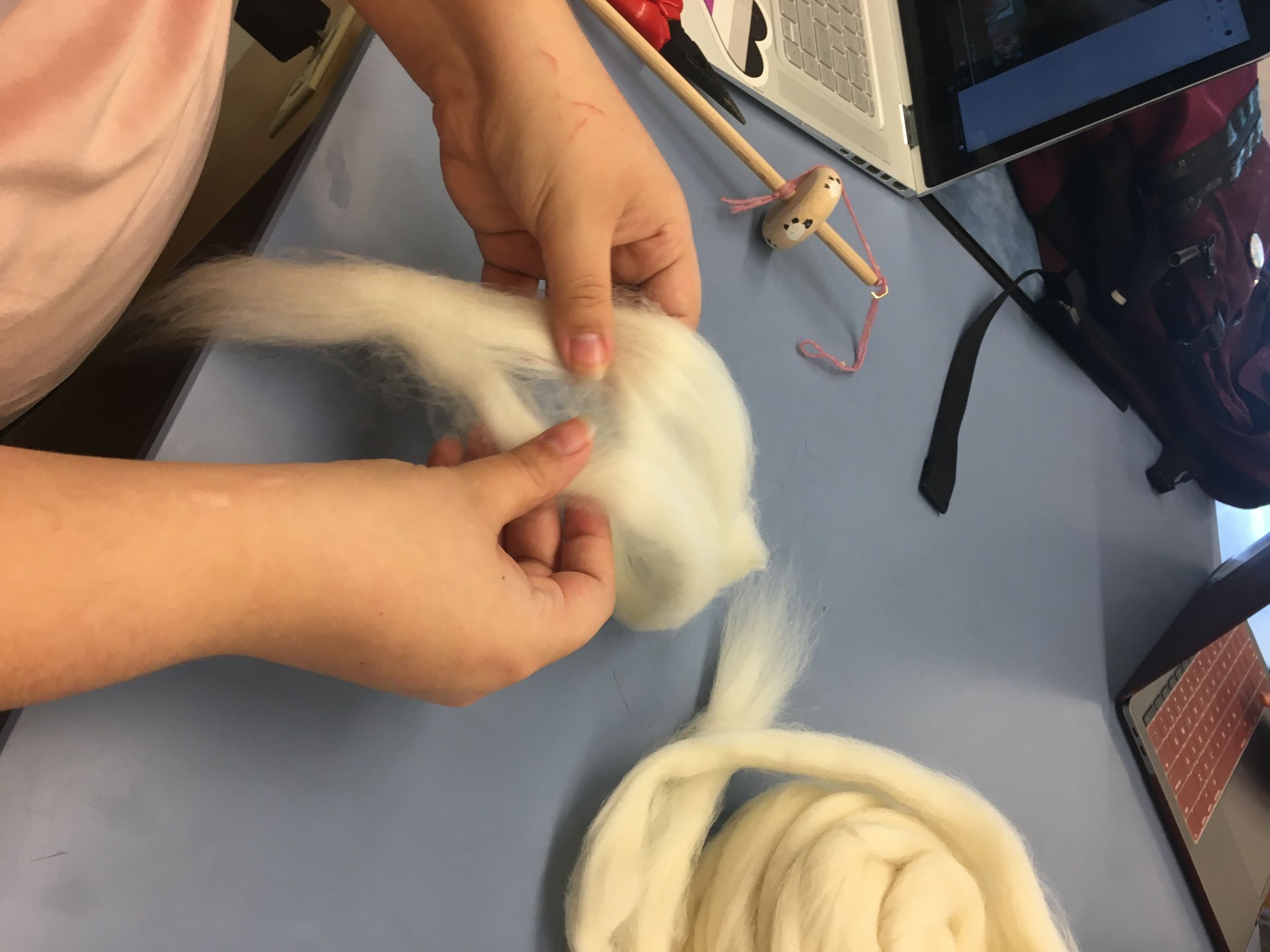 Learning How to Make Yarn With a DIY Drop Spindle! : 8 Steps (with ...