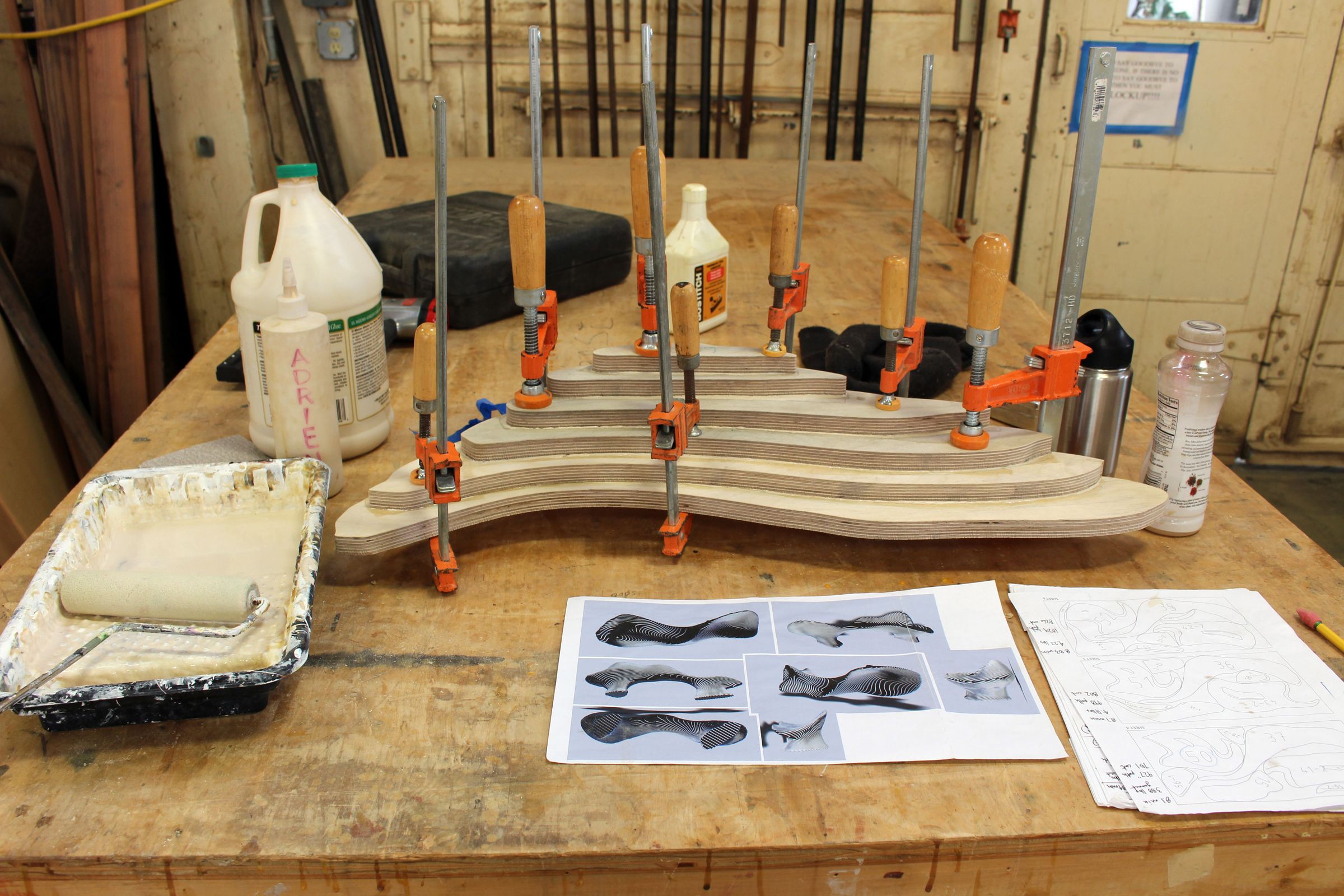 Strata Bench / Fabrication / Part 3 of 3 : 7 Steps (with Pictures ...