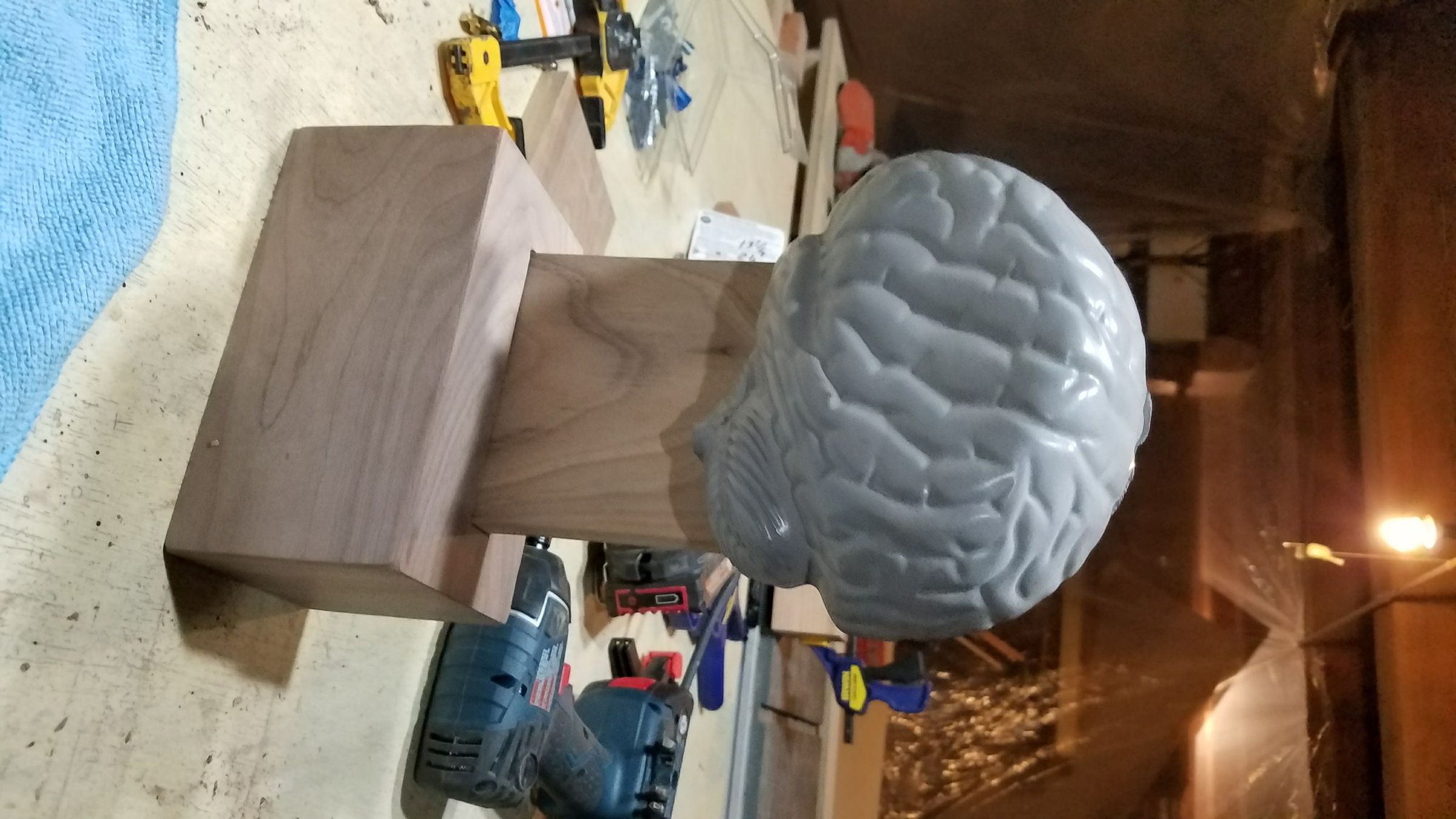 Concrete & Walnut Brain Lamp : 6 Steps (with Pictures) - Instructables