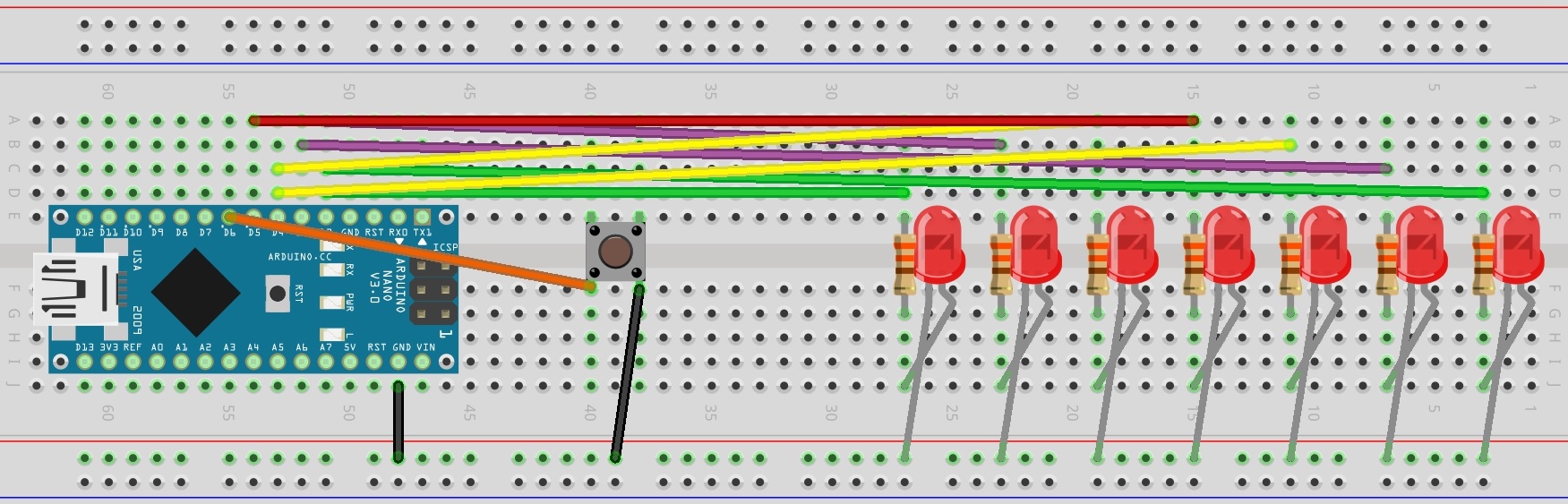 Knight Rider W/ Arduino : 3 Steps - Instructables