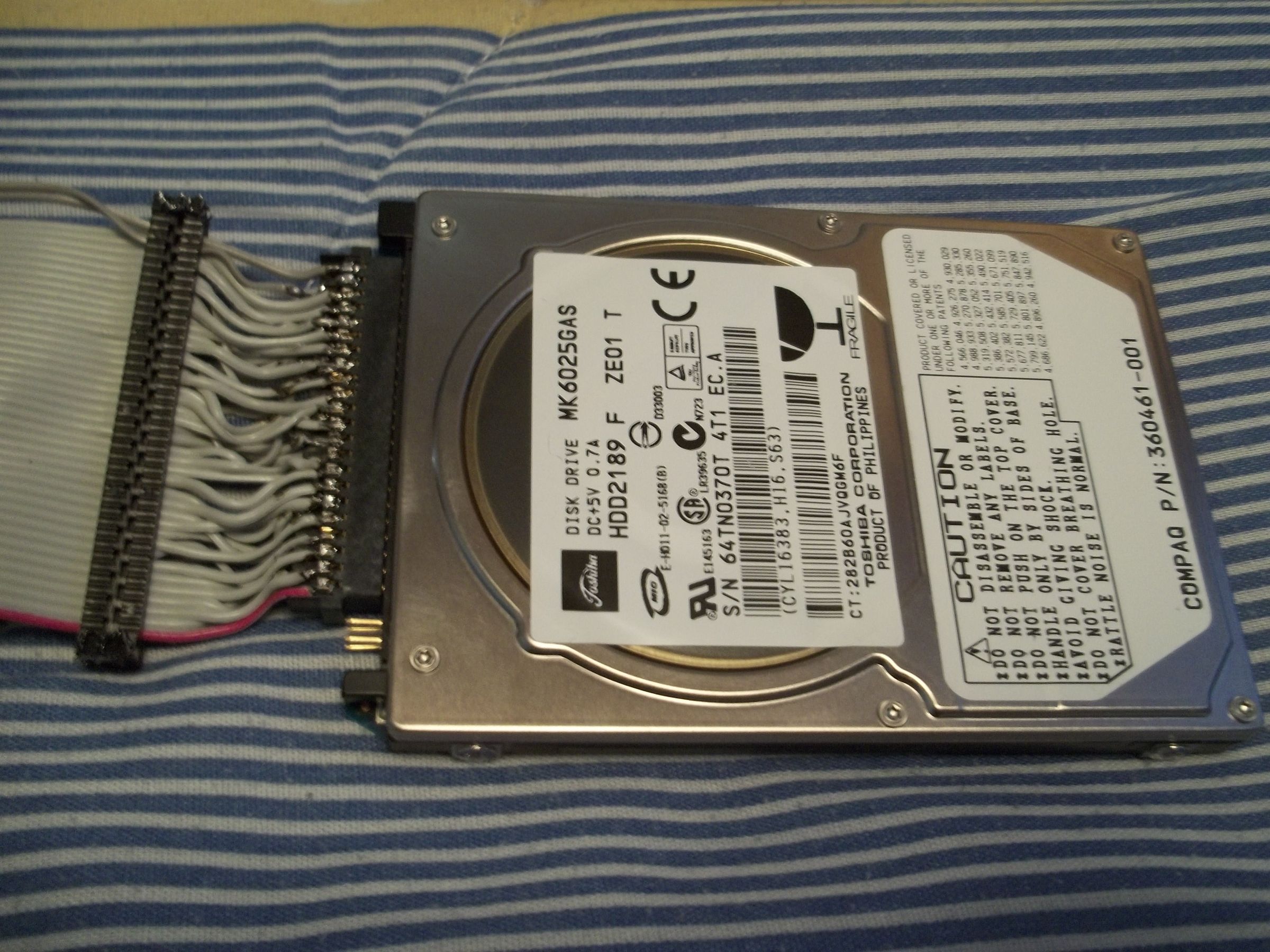 Home Made 2.5" to 3.5" IDE Converter - Instructables