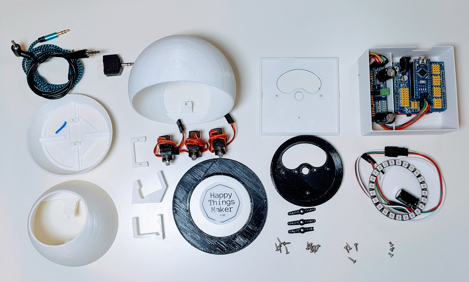 How to Make JIBO Homage : a DIY Music Dance Robot : 39 Steps (with ...