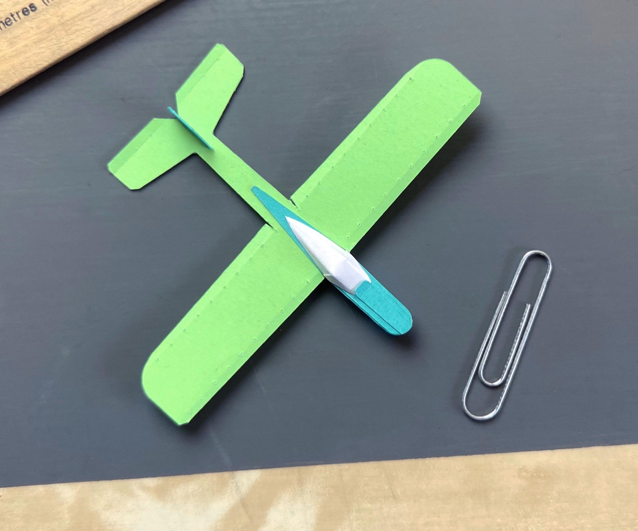 Micro Trainer Airplane Made of Card Stock : 7 Steps (with Pictures ...
