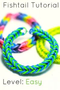 How to Make an Easy Really Cute Loomless Rainbow Loom Bracelet. : 9 ...