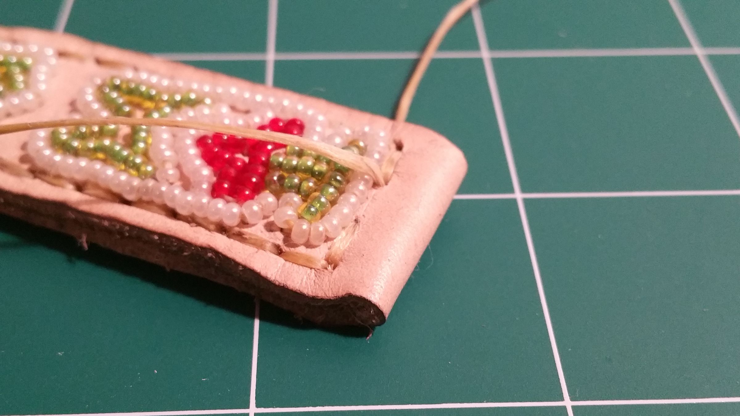 Beaded Leather Watch Band - Beading Tutorial : 14 Steps (with Pictures ...