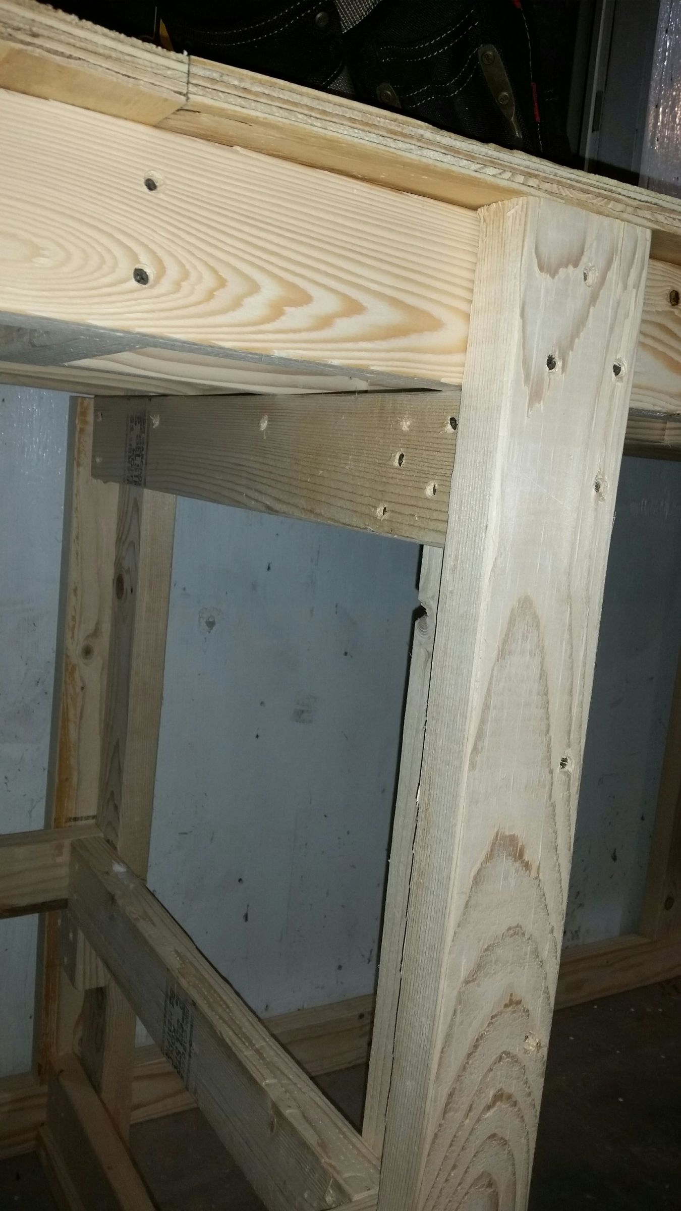 2x4 Work Bench With Nested Rolling Assembly Table : 10 Steps (with ...