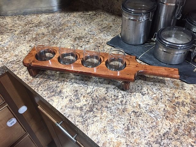 Beer Flight Tray : 4 Steps (with Pictures) - Instructables