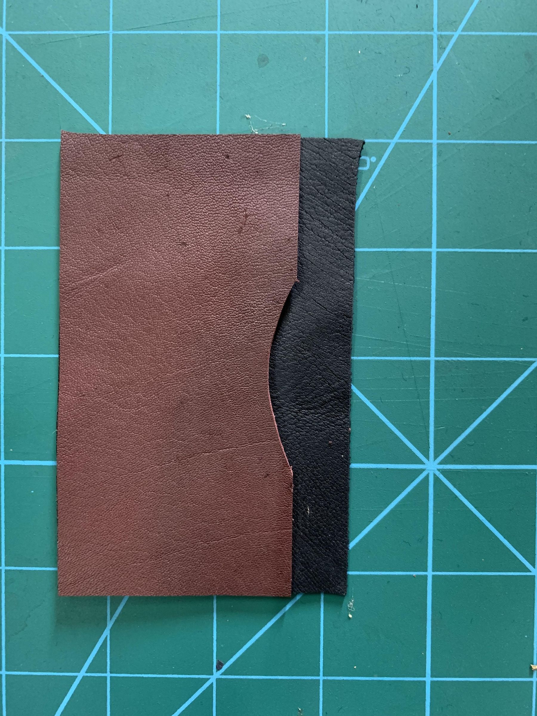 Zippered Leather Card Wallet (with Free Pattern) : 8 Steps (with ...