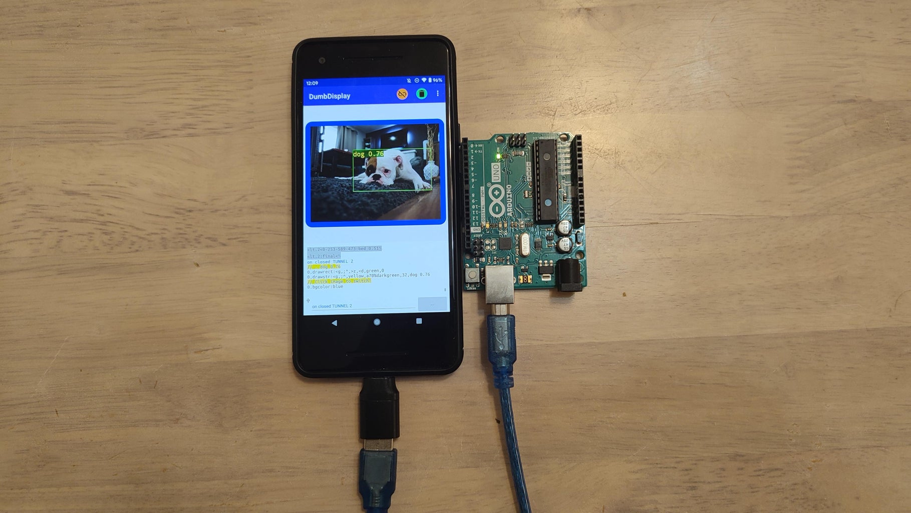 Arduino Ai Fun With Tensorflow Lite Via Dumbdisplay 5 Steps