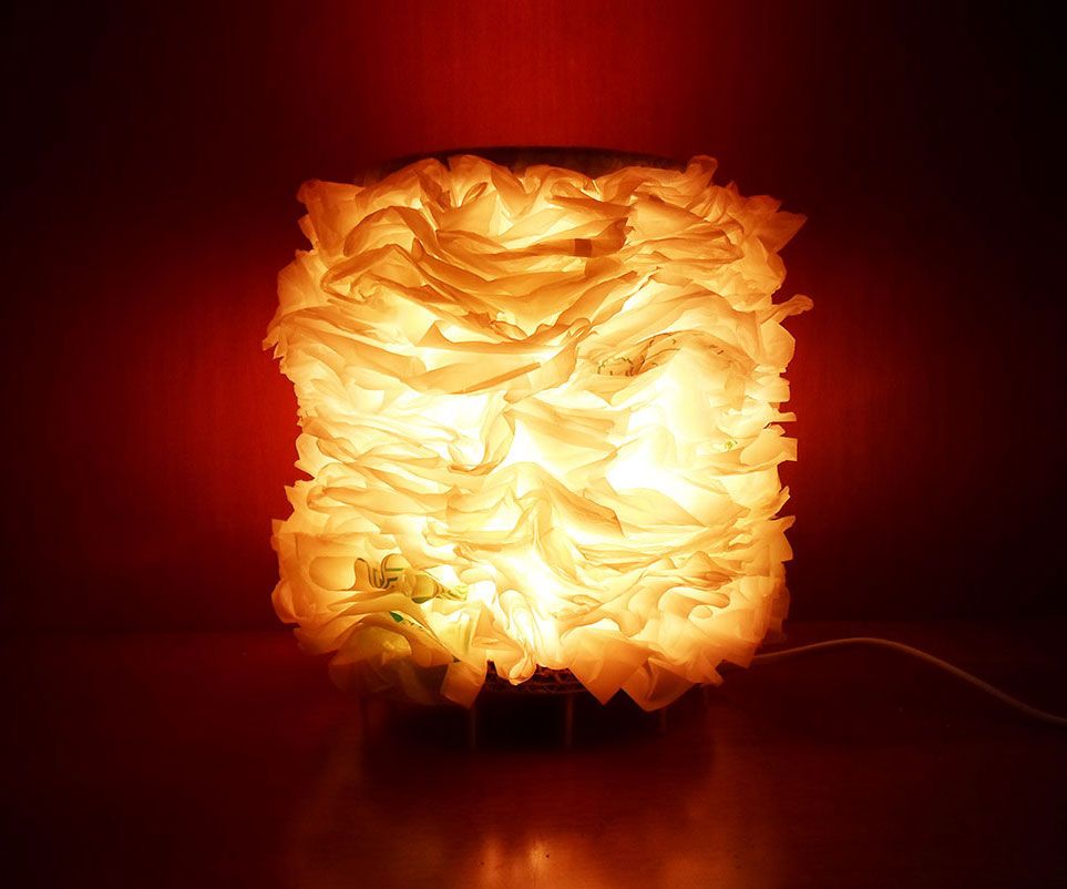 Plastic Bag Lamp : 8 Steps (with Pictures) - Instructables