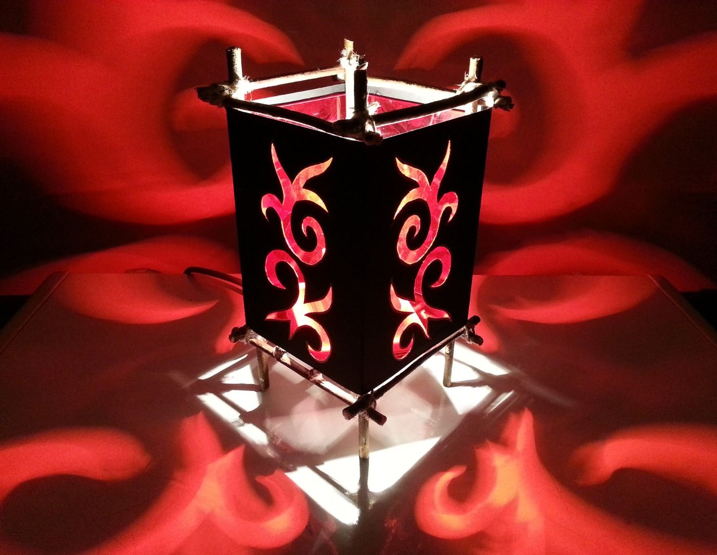 DIY Tribal Art Inspired Lamp : 6 Steps (with Pictures) - Instructables