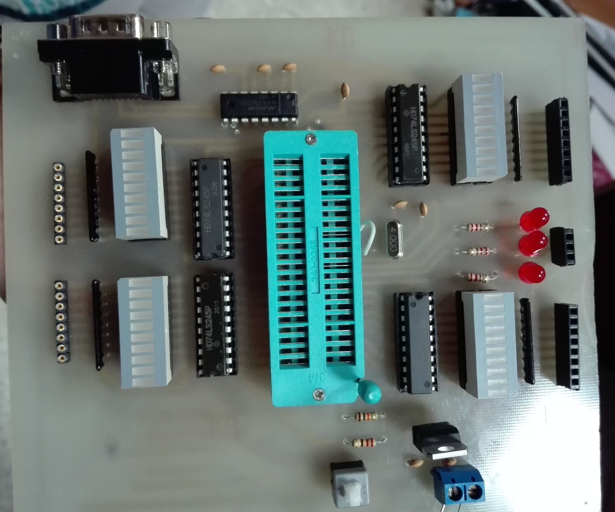Making of PIC18F452 Micro-Controller Development/Generic Board : 5 ...
