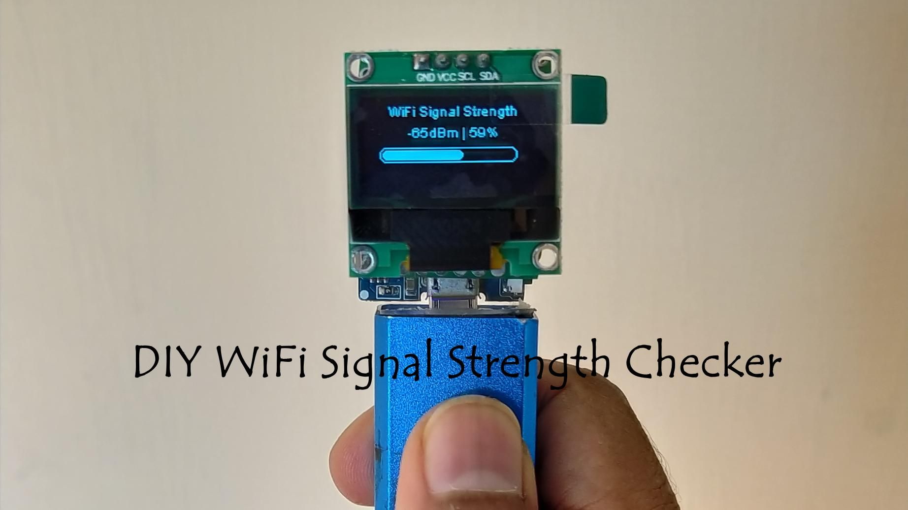 WiFi Signal Strength Scanner Monitor or Checker : 5 Steps - Instructables