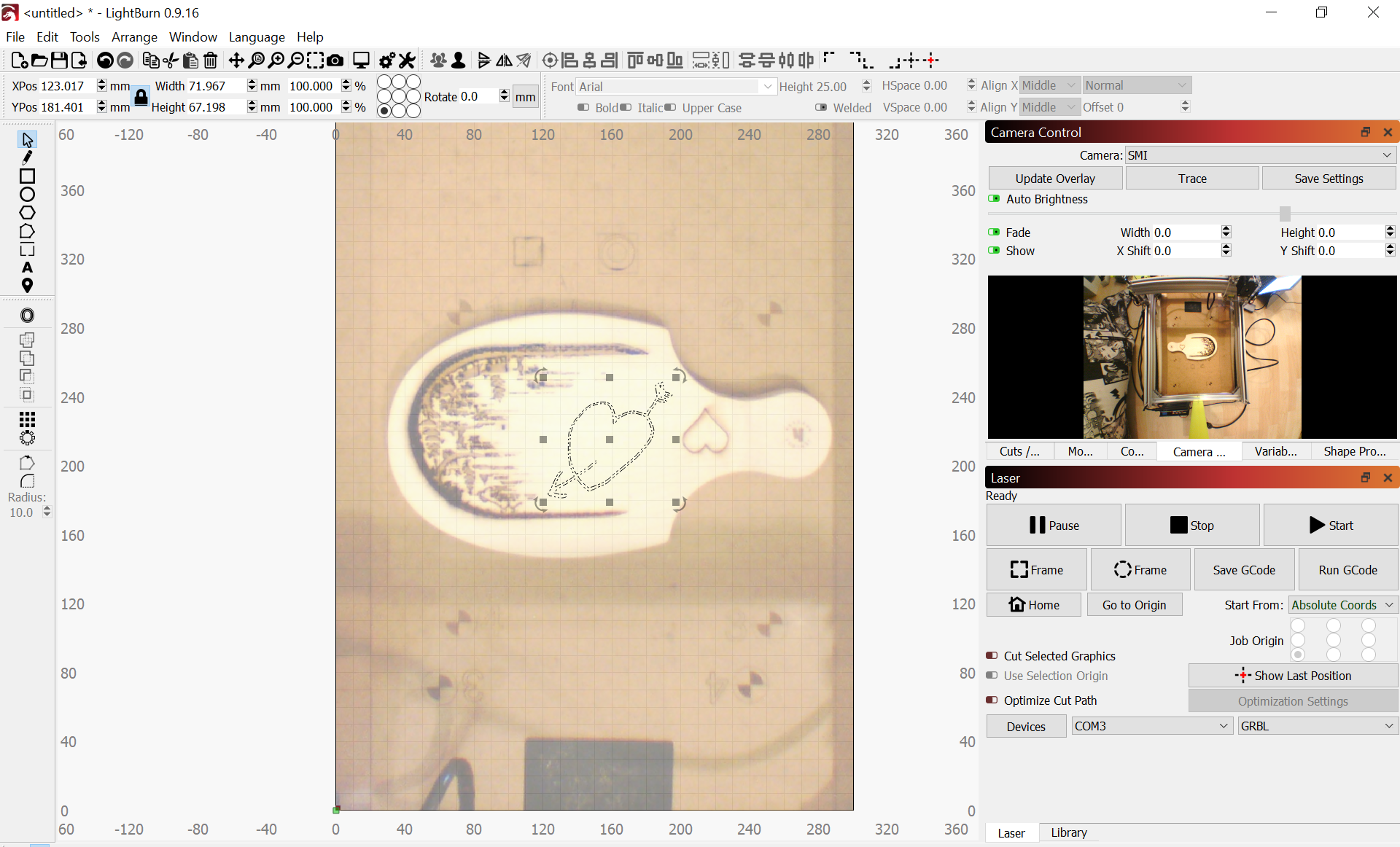 Lightburn With Camera - Laser Object Alignment and Tracing : 7 Steps ...