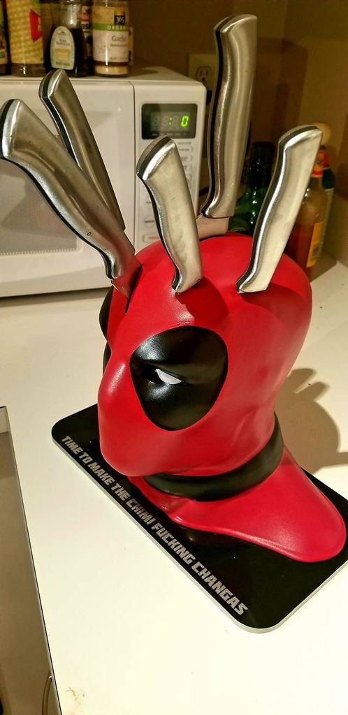 Deadpool Knife Block : 9 Steps (with Pictures) - Instructables