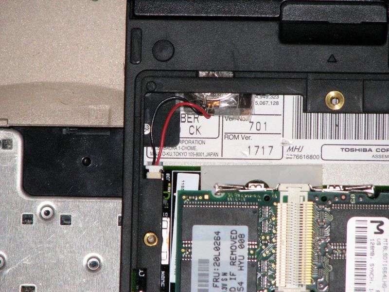 Replace the BIOS Battery on an IBM Thinkpad 600X Cheaply : 7 Steps ...