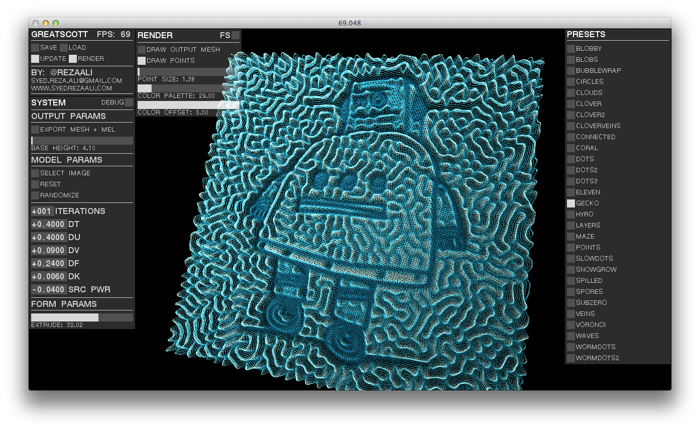 3D Printed Reaction Diffusion Patterns : 4 Steps (with Pictures ...