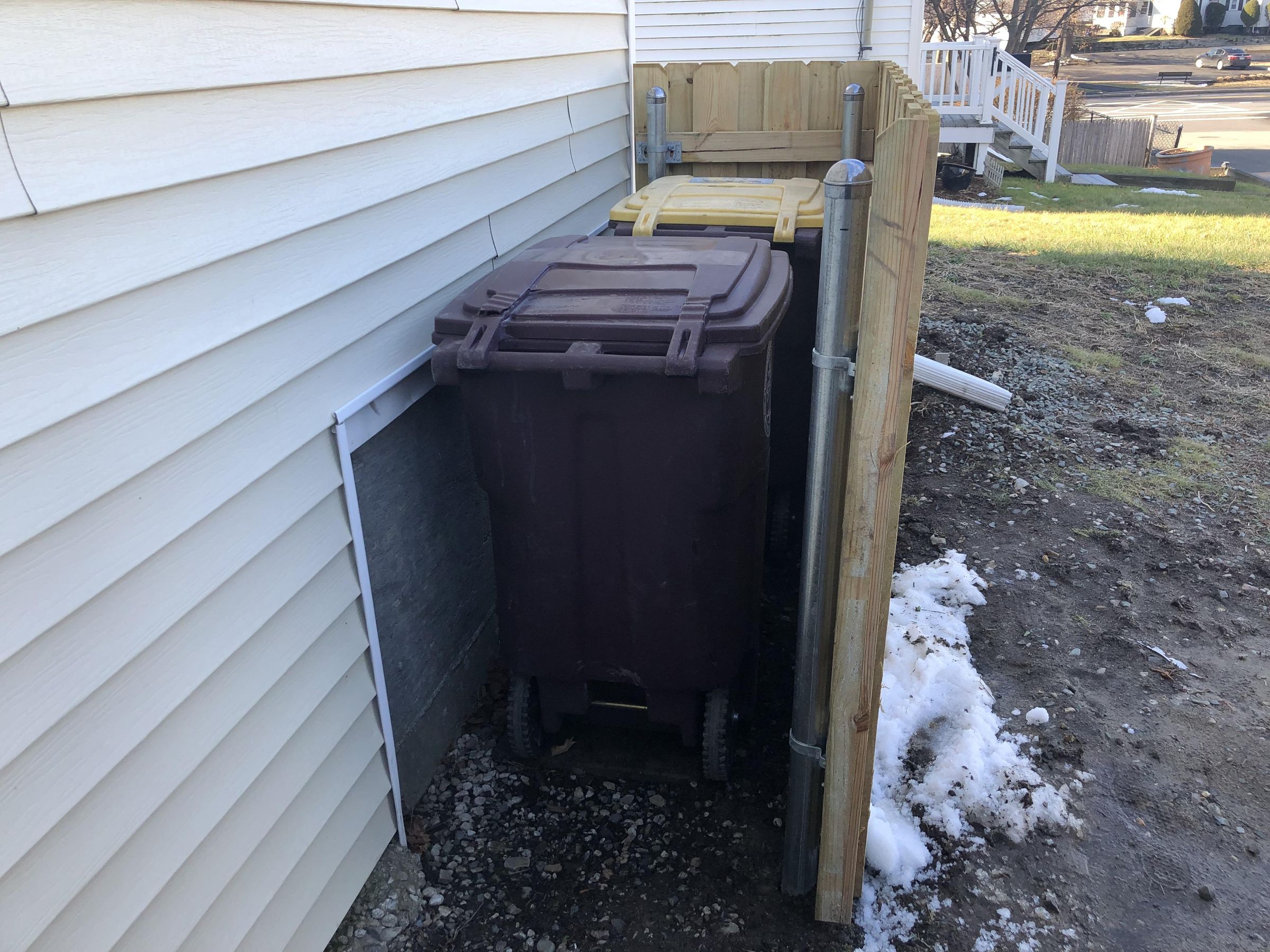 Trash Container Corral : 5 Steps (with Pictures) - Instructables