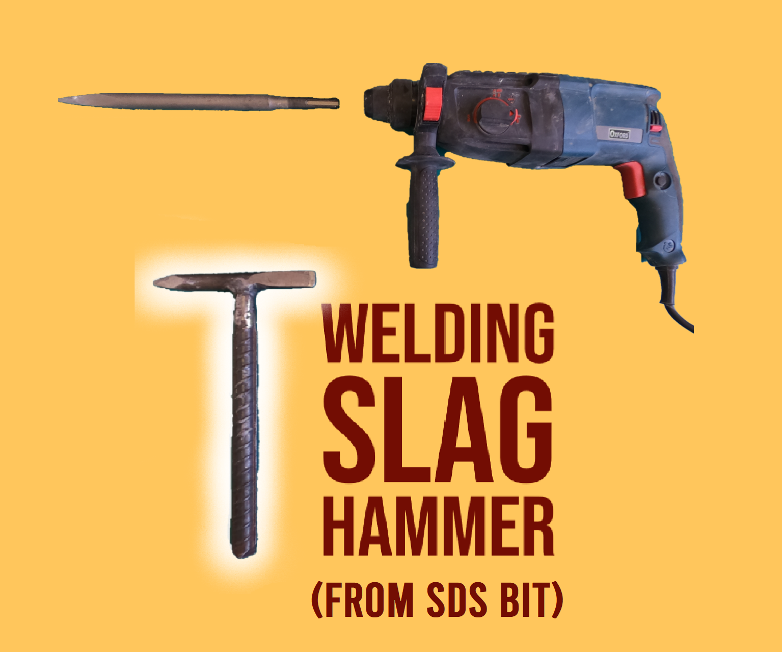 How to Make a Very Durable (and Cheap) Welding Slag Hammer : 7 Steps ...