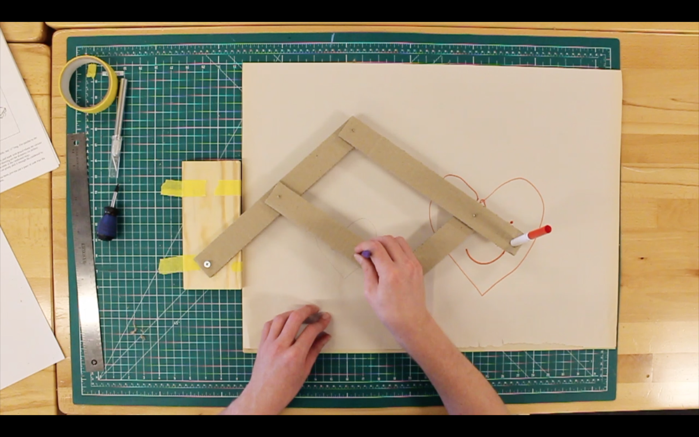 Cardboard Pantograph Tutorial : 6 Steps (with Pictures) - Instructables