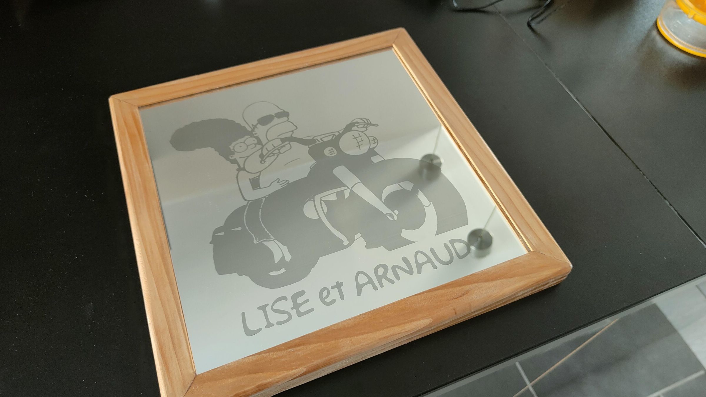 Laser-engraved Illuminated Mirror With Homer! : 10 Steps (with Pictures ...