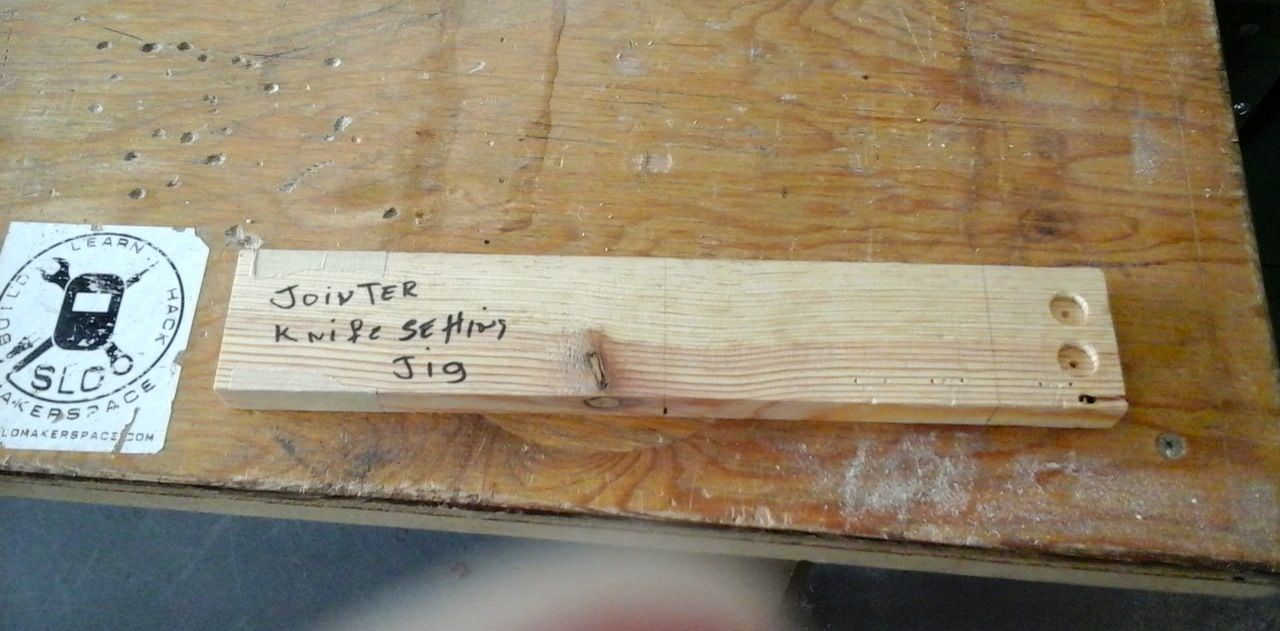 Knife-setting Jig for Your Jointer : 5 Steps (with Pictures ...
