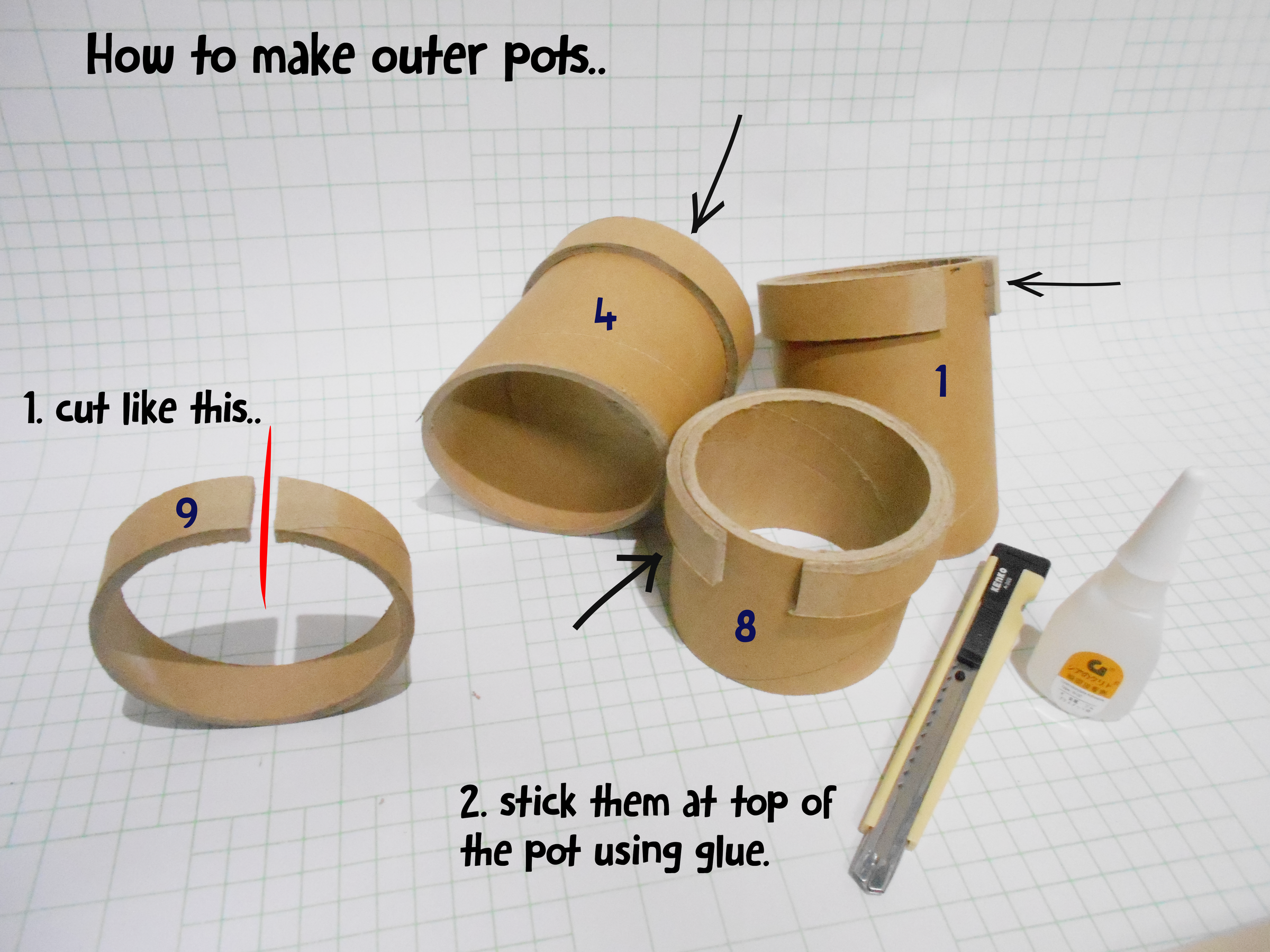 Plant Pots Cardboard With Light : 10 Steps (with Pictures) - Instructables