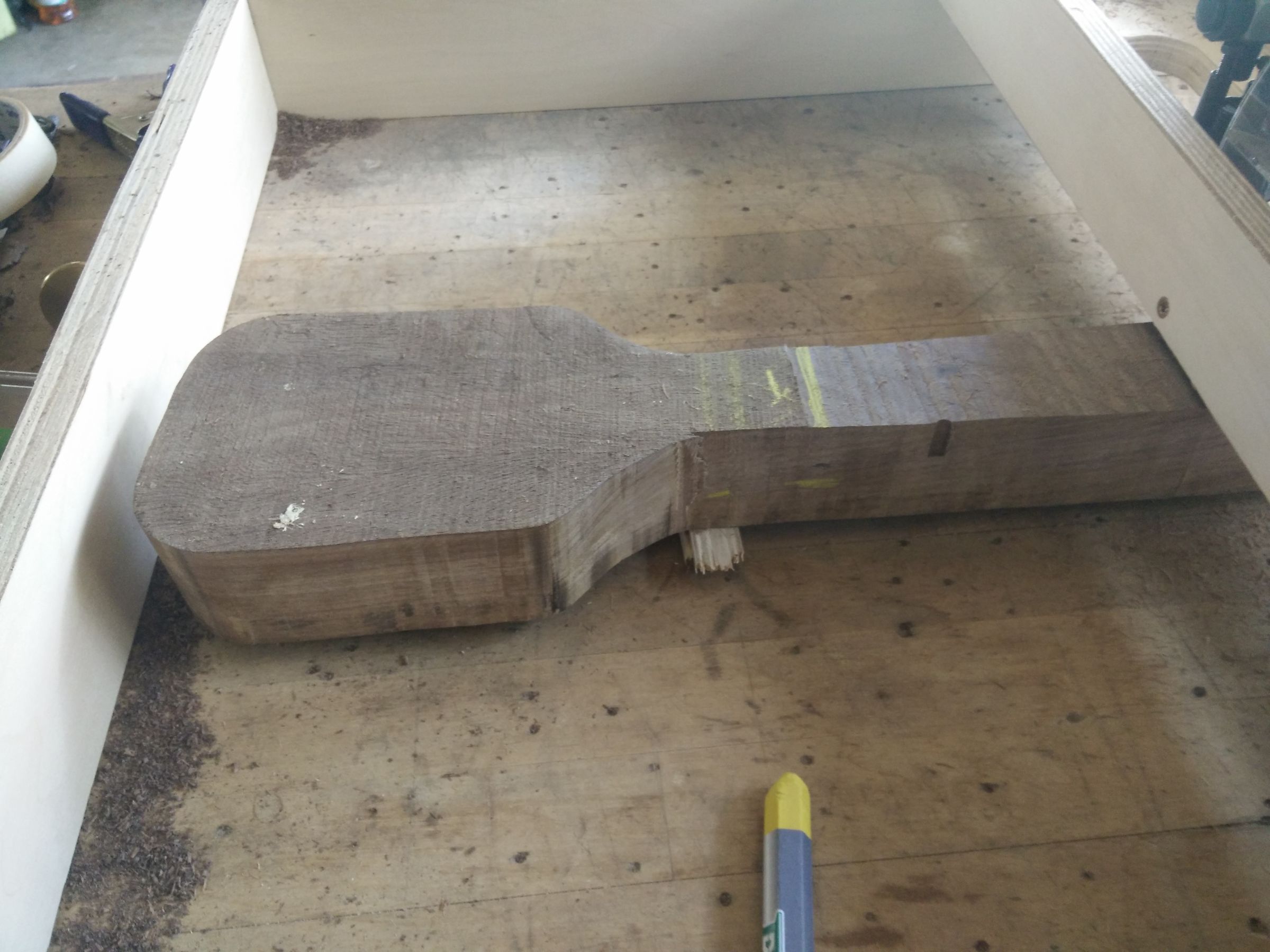 Twin Bass and Guitar From a Slab of Walnut : 22 Steps (with Pictures ...