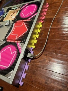 DIY Arcade DDR Metal Dance Pad With LED Under $500 : 16 Steps (with Pictures) - Instructables
