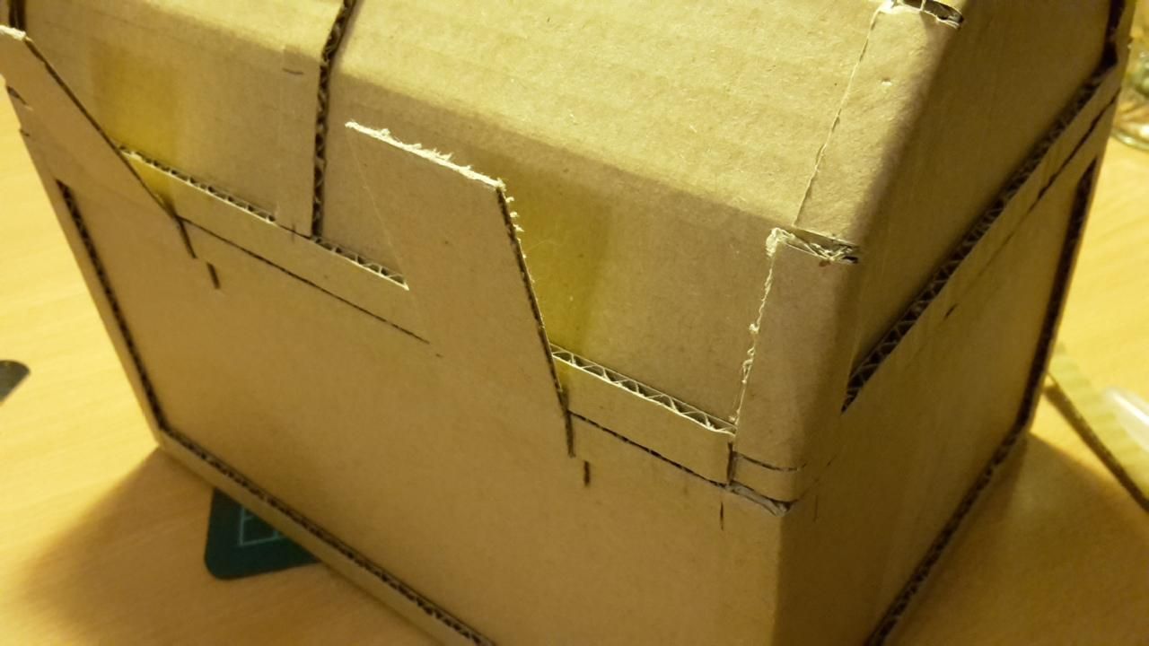 Easy Treasure Chest From Cardboard Box : 9 Steps (with Pictures ...