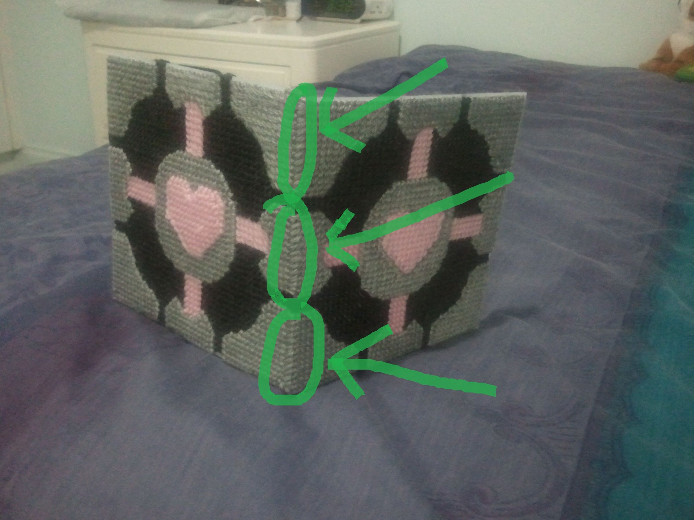 How to Make a Weighted Companion Cube! : 14 Steps (with Pictures ...