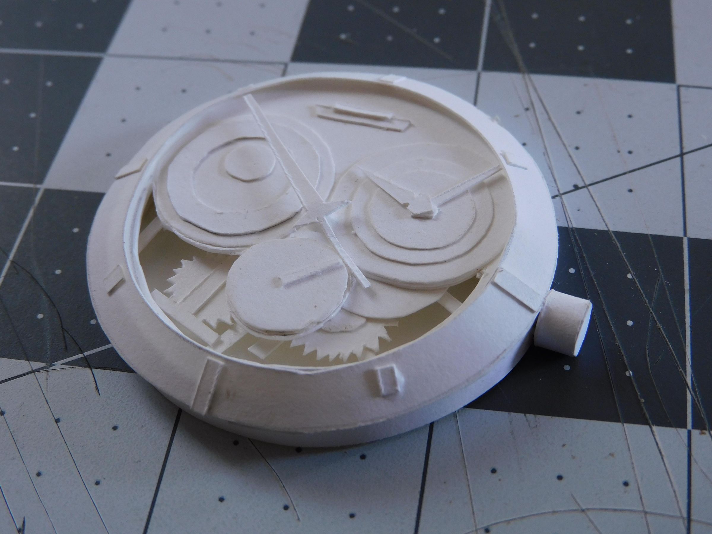 How to Make a Very Detailed Luxury Watch From Cardstock Paper : 8 Steps ...