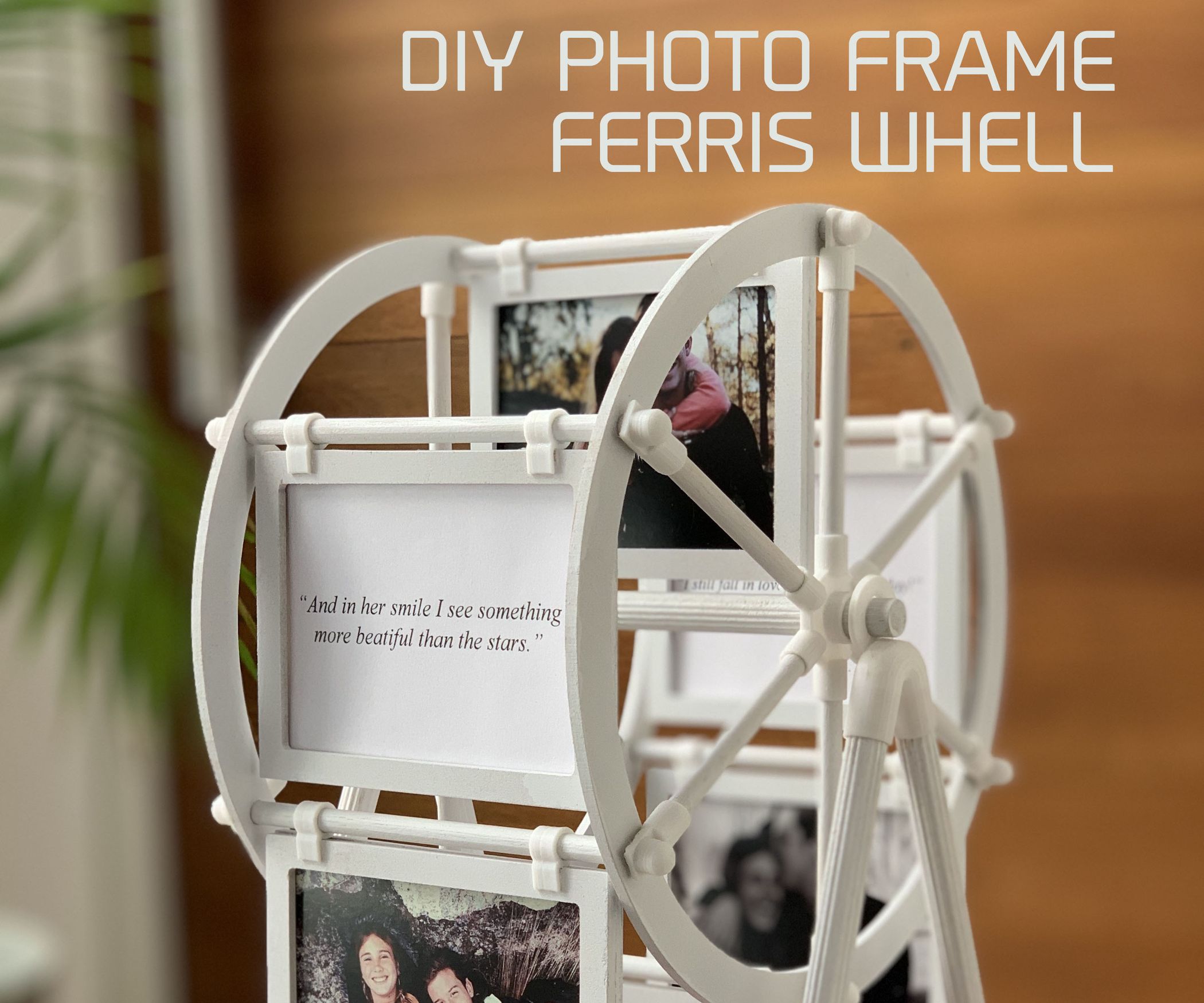 DIY PHOTO FRAME FERRIS WHEEL : 15 Steps (with Pictures) - Instructables