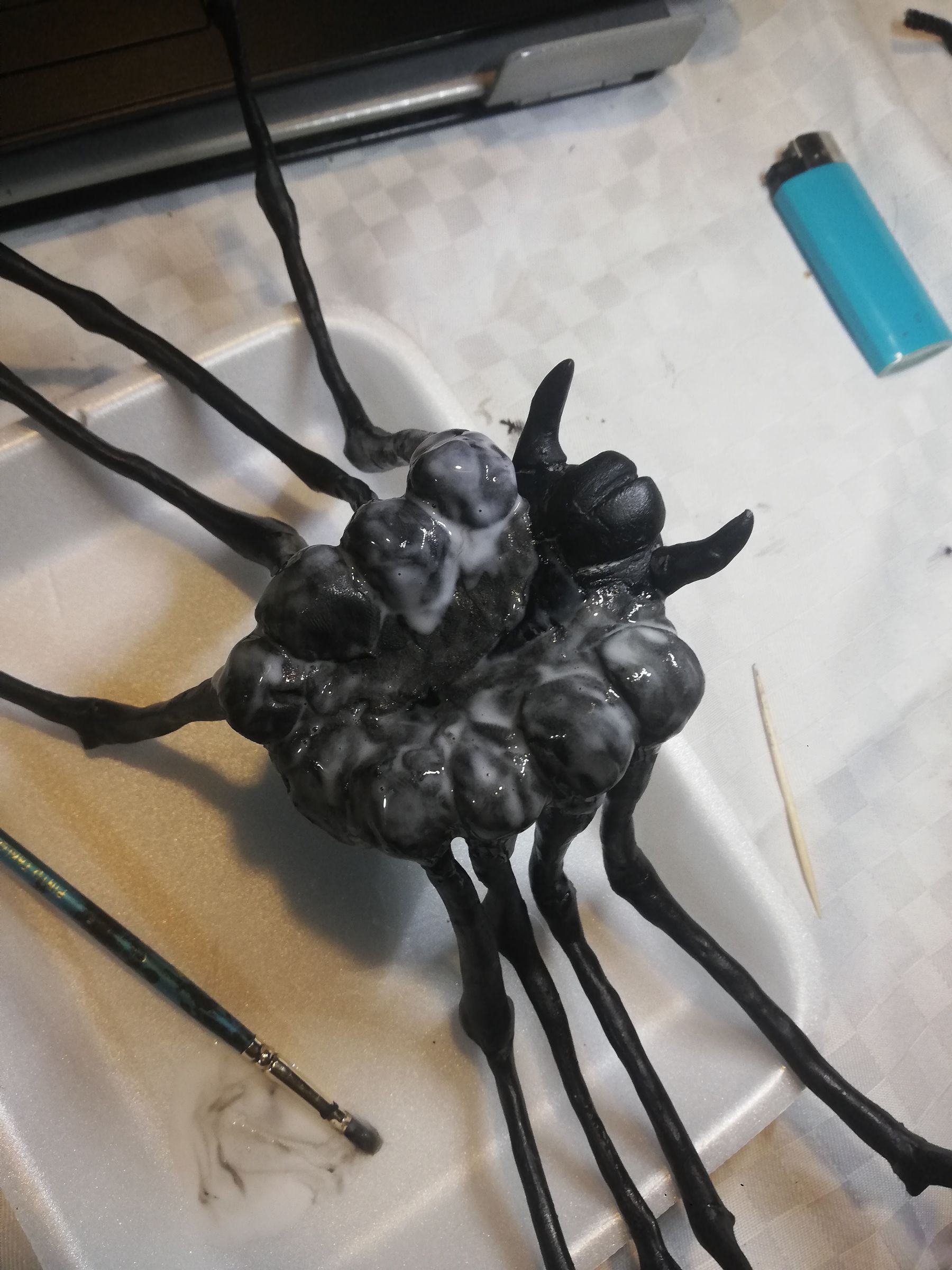 3D Spider(Fusion 360) to a Realistic Sculpted Spider! : 25 Steps (with ...