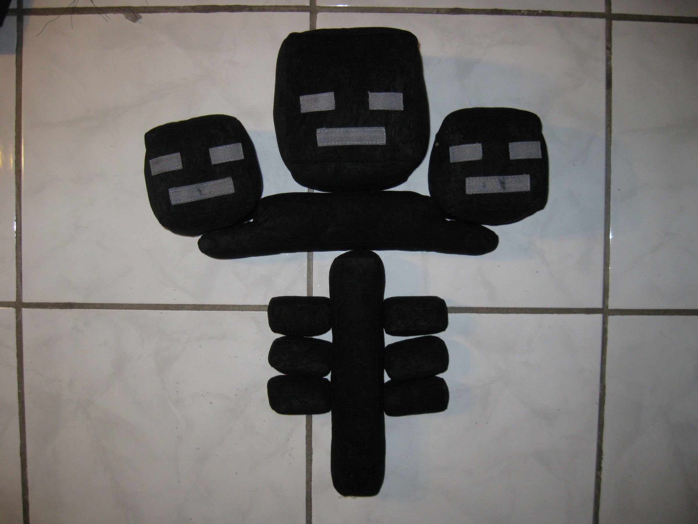 Make a Wither Plushie From Minecraft : 11 Steps (with Pictures ...