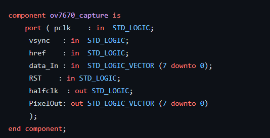 VHDL Light Source Detection : OV7670 Camera Control(register) and Pixel Capture : 10 Steps ...