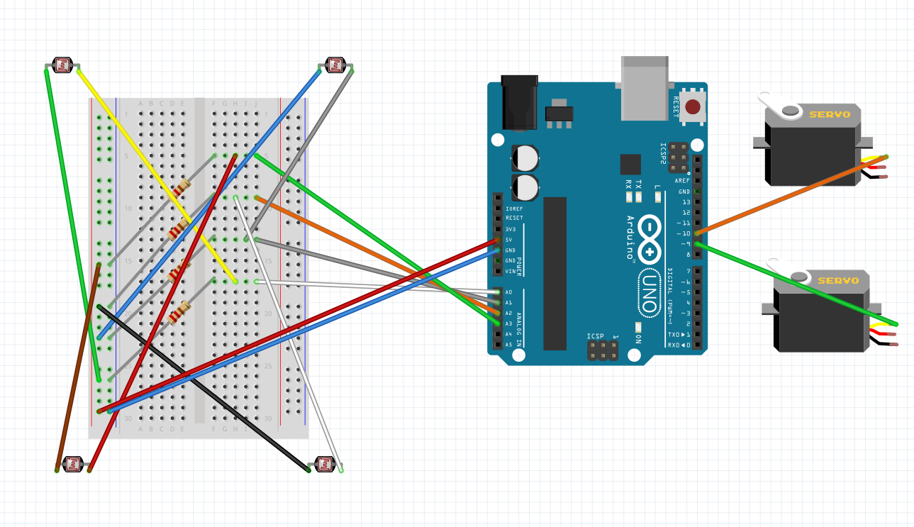 Arduino & Lego Solar Tracker (Dual Axis) : 7 Steps - Instructables