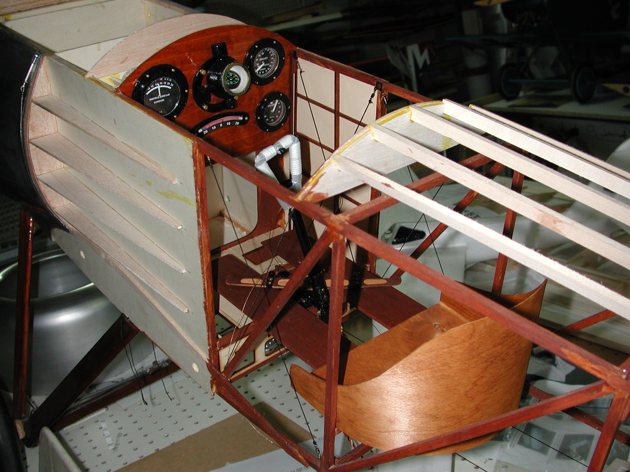 Sopwith Pup Instrument Panel and Le Rhone WW1 Engine (dummy Engine for ...