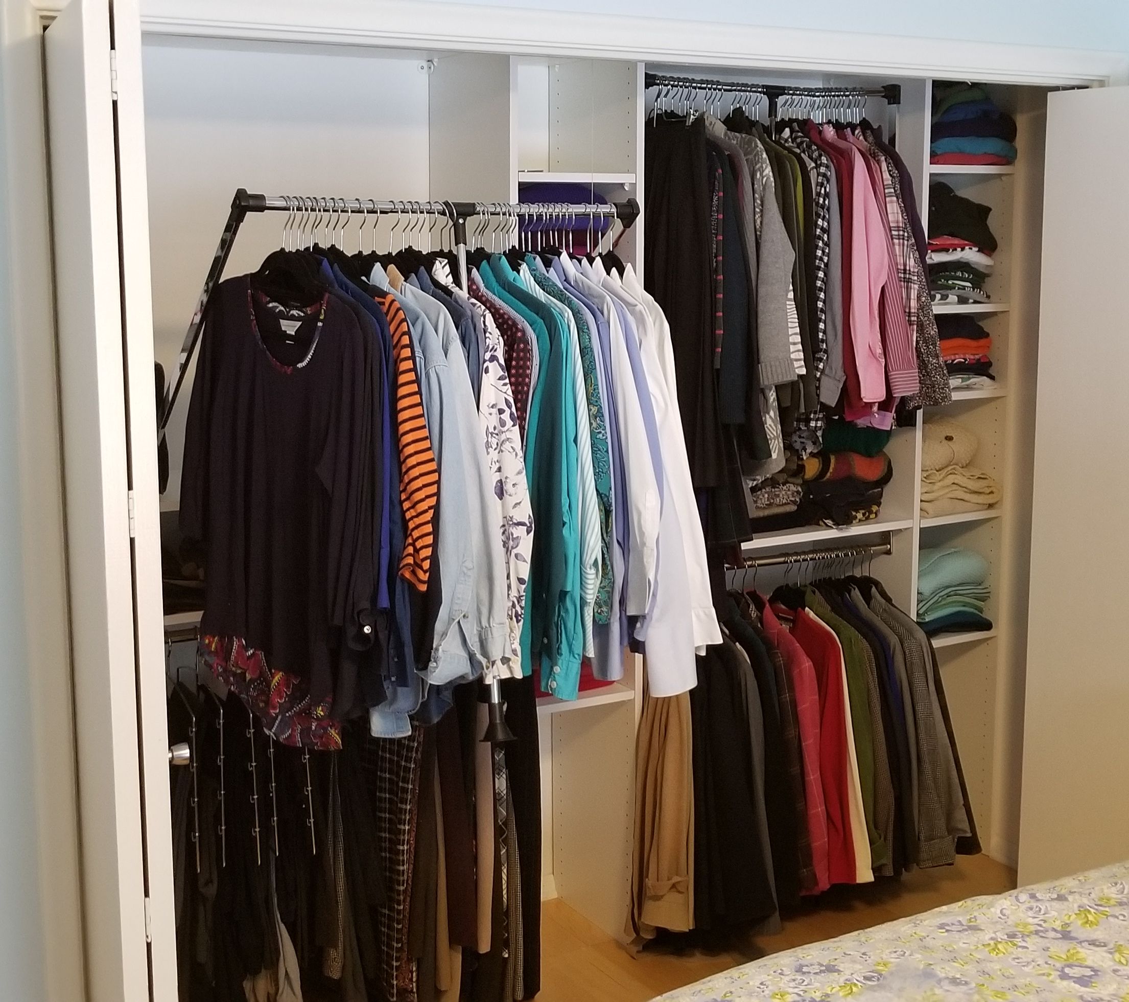 Closet System With Dual Pull Down Rods for $400 : 6 Steps (with ...