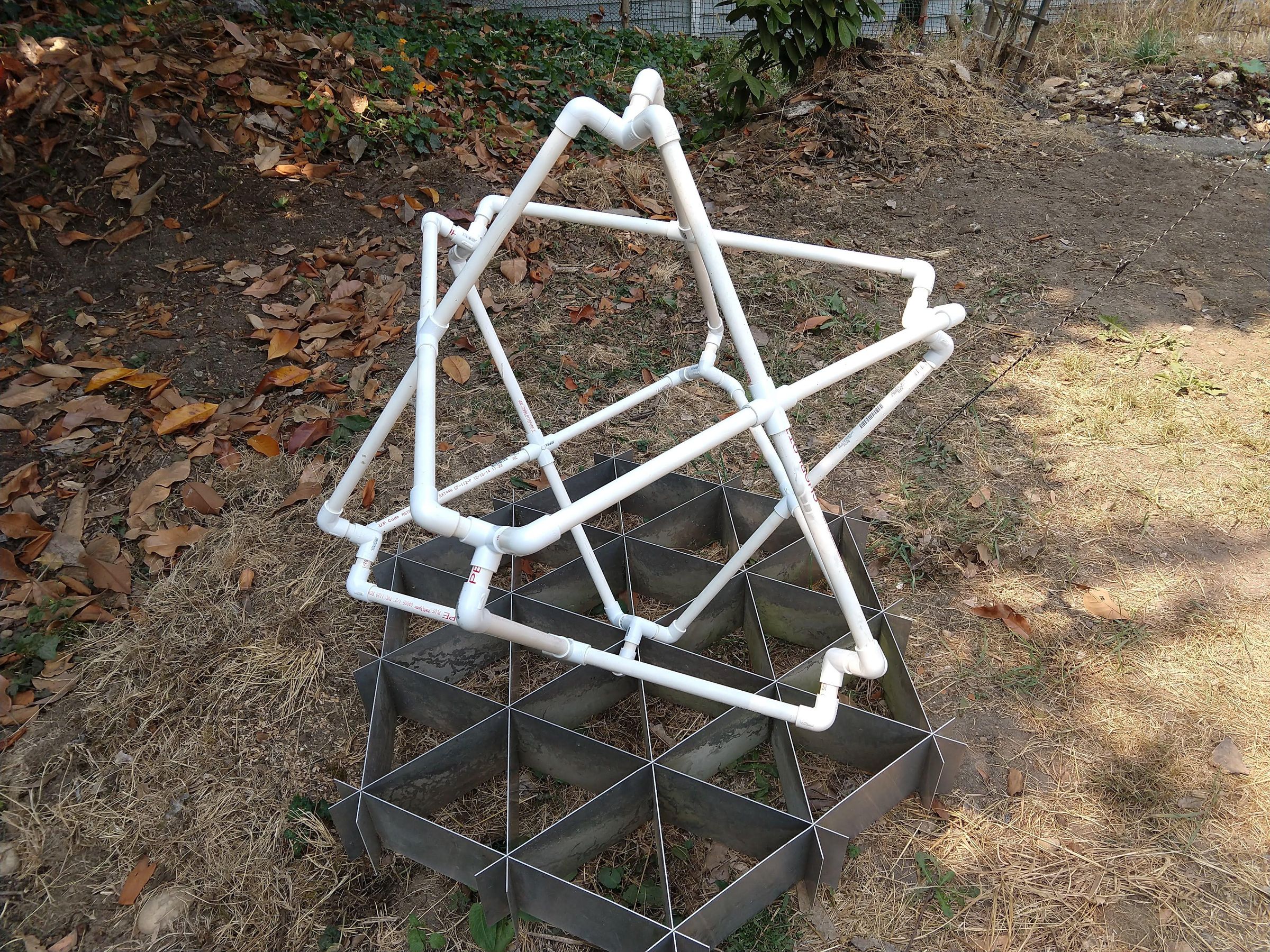 PVC Pipe Star Tetrahedron : 3 Steps - Instructables