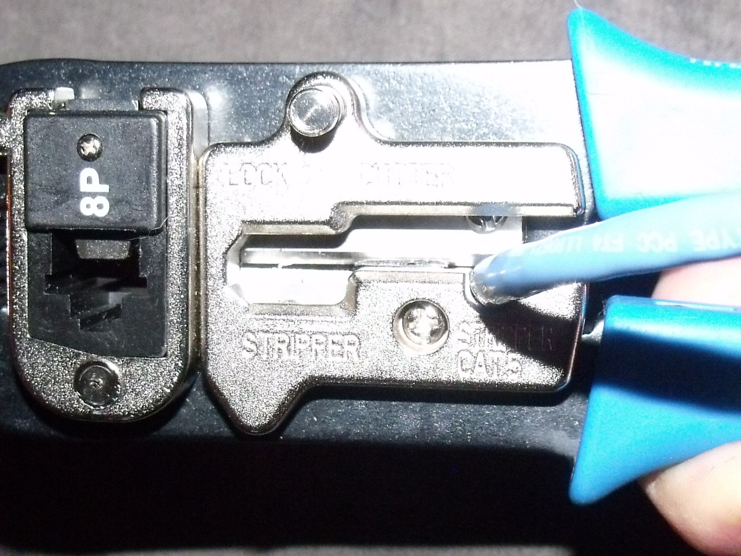 How to Terminate CAT 5 Cable With an RJ-45 Connector : 7 Steps ...
