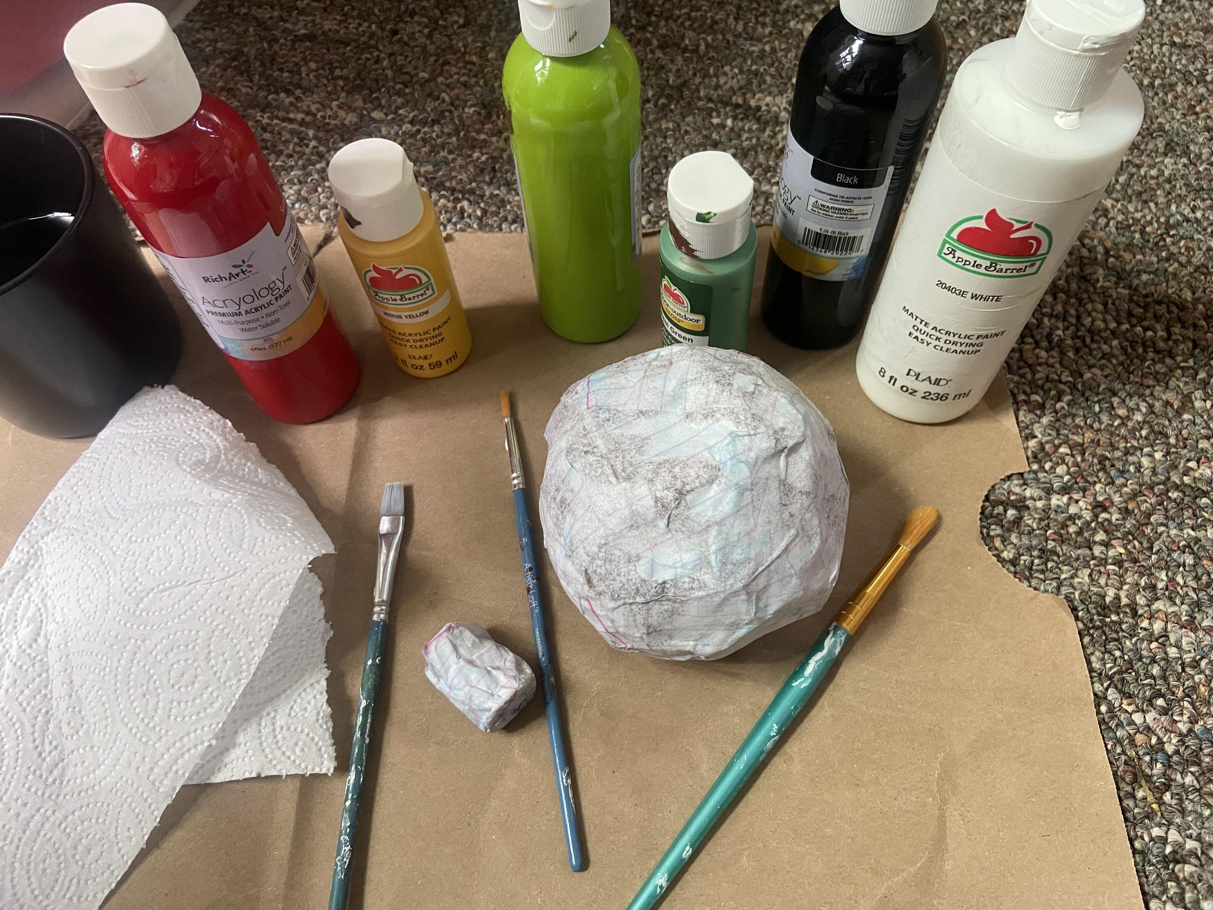 Paper Mache Pumpkin : 8 Steps (with Pictures) - Instructables