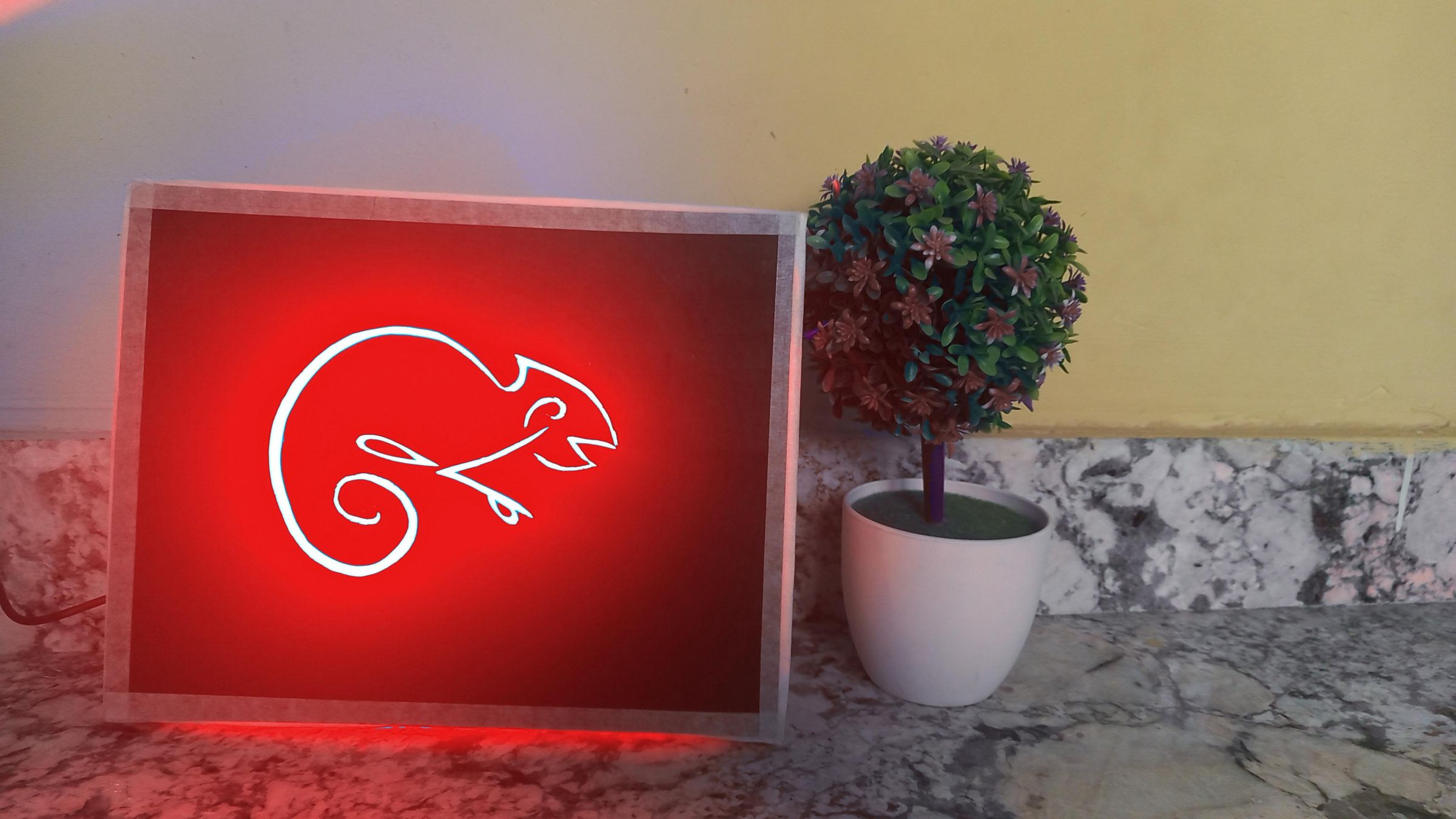Chameleon Artwork That Changes Color With the Weather : 8 Steps (with ...