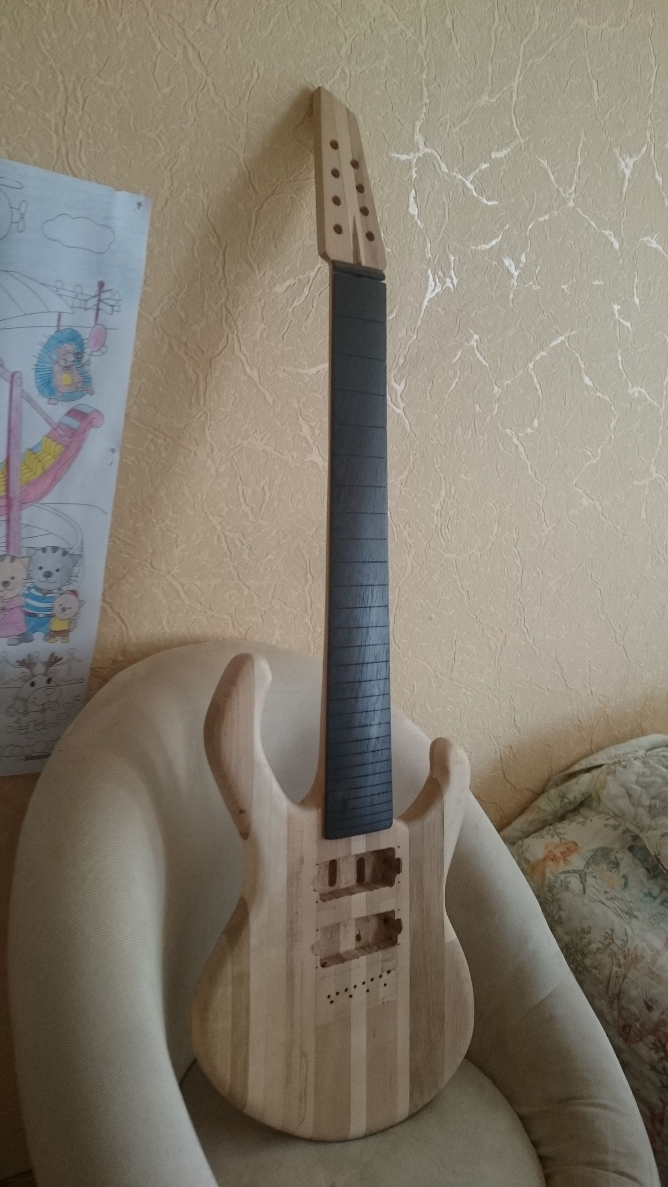 Hand Crafted Guitar From Recycled Wood : 7 Steps (with Pictures ...