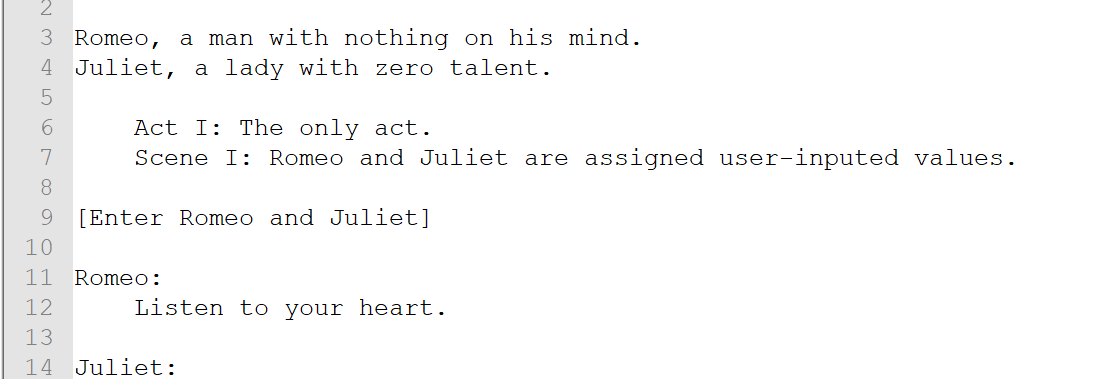 Simple Addition Program in Shakespeare Programming Language : 18 Steps ...