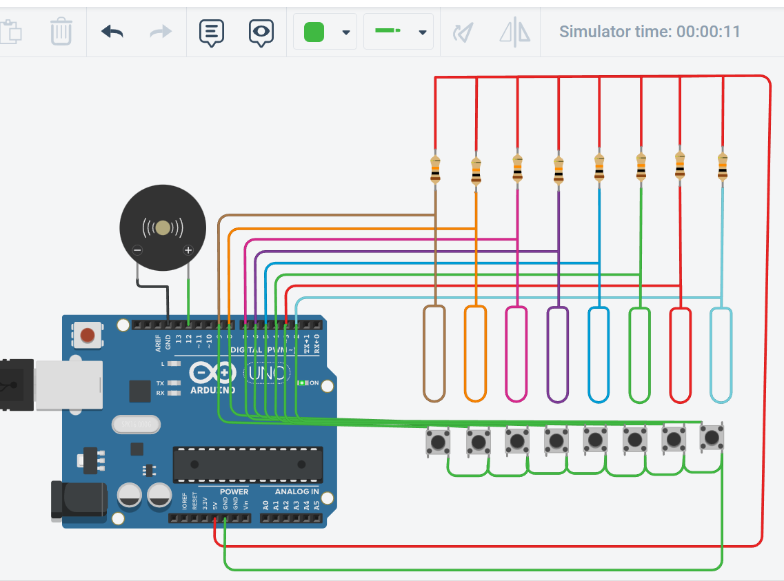 Kids Piano With Tinkercad & Block Code : 8 Steps (with Pictures ...
