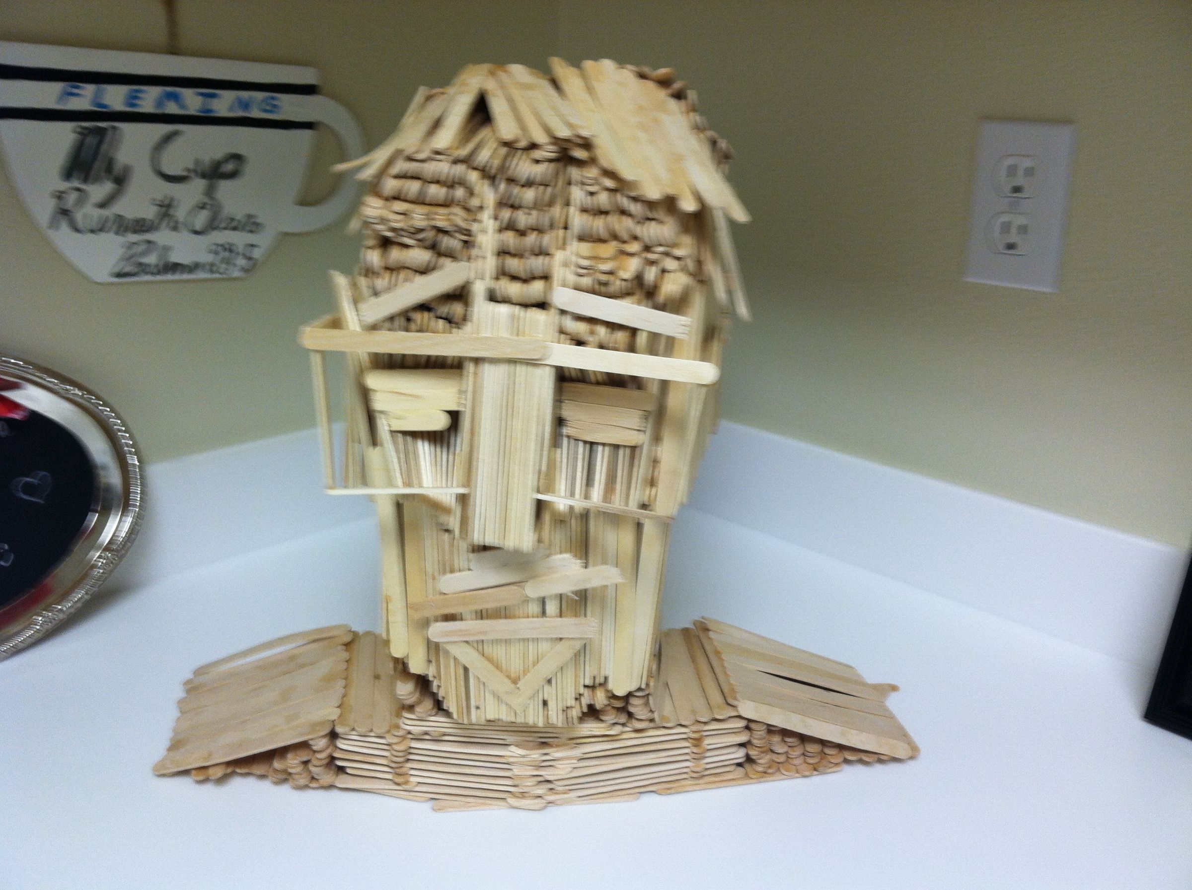 Craft Stick Head Model - Instructables
