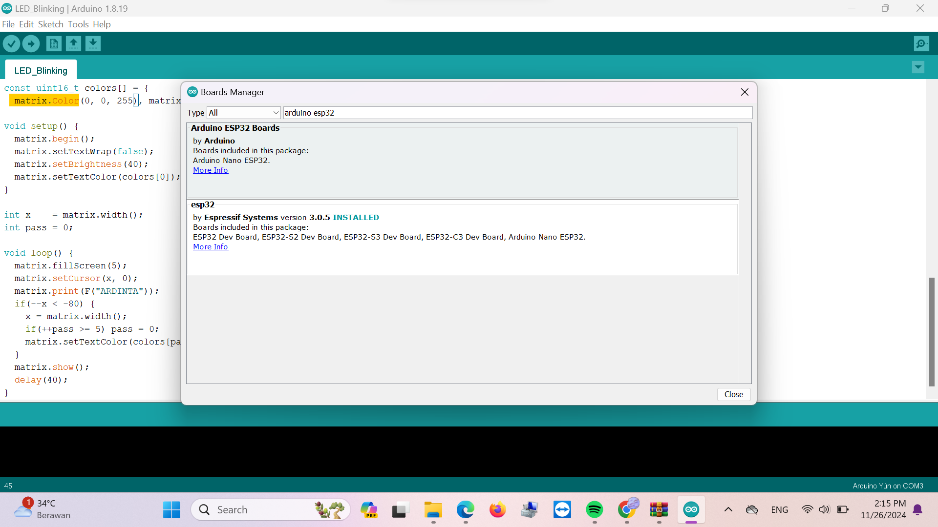 LED Blinking Running Text : 4 Steps - Instructables