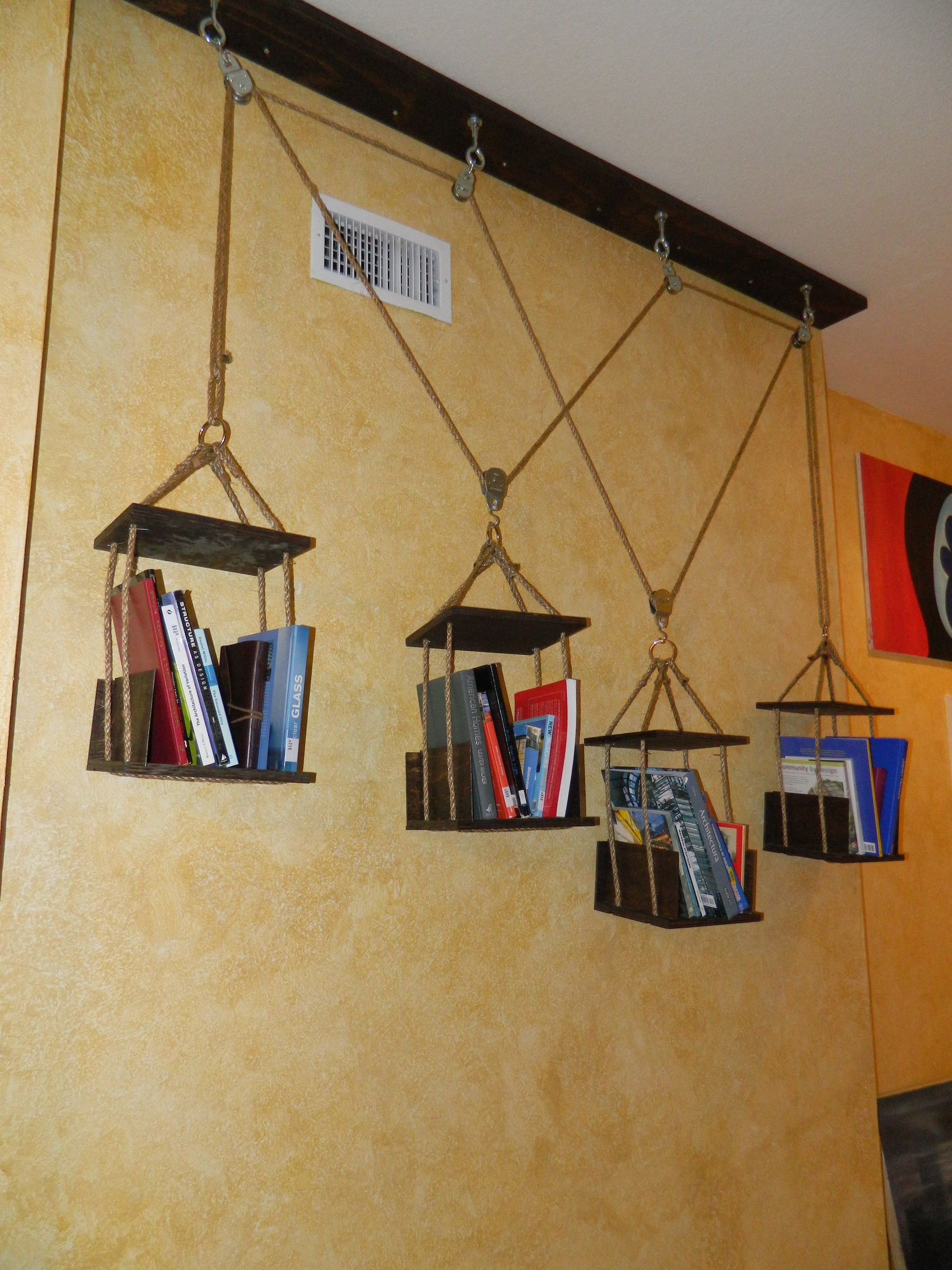Hanging / Moving Book Shelves : 7 Steps (with Pictures) - Instructables